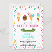 Sunday sundae party birthday invitation | Zazzle