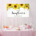 Sunflower Baby Shower Welcome Banner | Zazzle