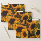 Sunflower Basket File Folder | Zazzle