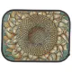 Sunflower Bloom on Blue-green Background Car Floor Mat | Zazzle