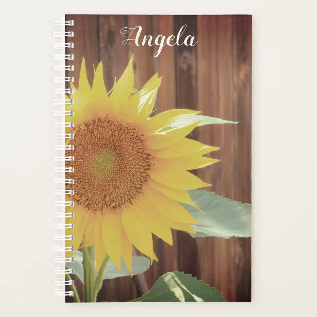 Sunflower bloom planner | Zazzle