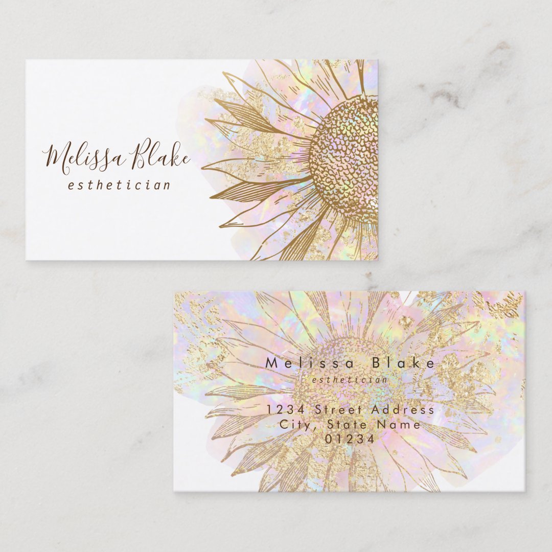 sunflower business card | Zazzle