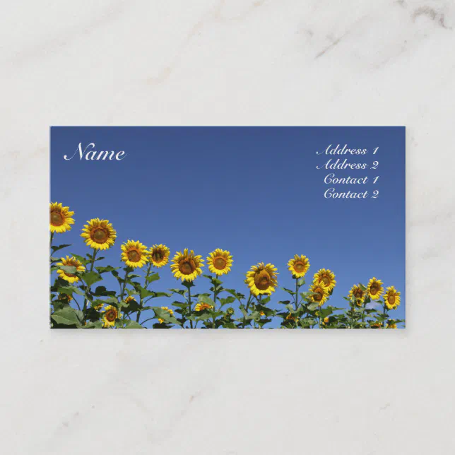 Sunflower Card | Zazzle