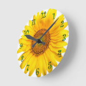 Sunflower clock | Zazzle