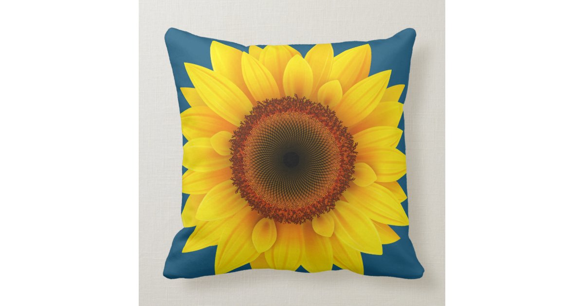 Sunflower Decorative Pillow | Zazzle.com
