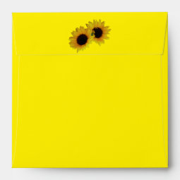 Sunflower Envelopes Personalize Sunflower Envelope | Zazzle
