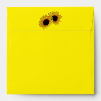 Sunflower Envelopes Personalize Sunflower Envelope | Zazzle
