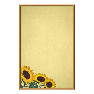 Sunflower Stationery | Zazzle