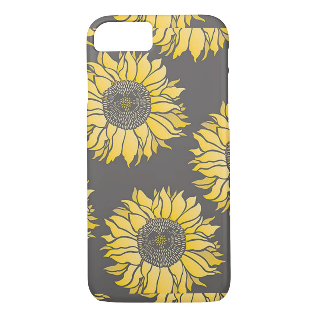 Sunflower Iphone 7 Phone Case | Zazzle
