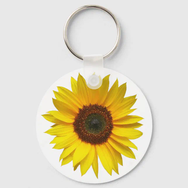 Sunflower Key Chain | Zazzle