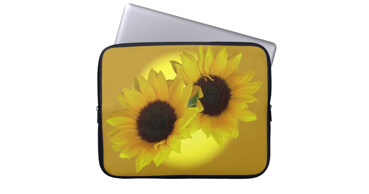 Sunflower Laptop Case Sunflower Laptop Sleeve | Zazzle