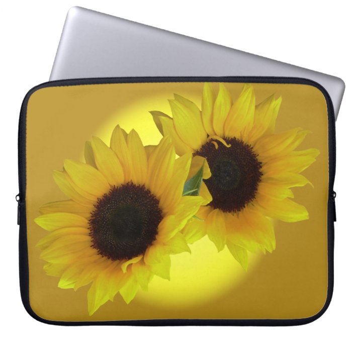 Sunflower Laptop Case Sunflower Laptop Sleeve | Zazzle.com