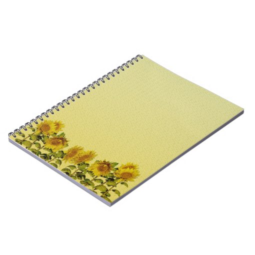 Sunflower Notebook | Zazzle