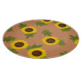 Sunflower Pattern Design – Cute Floral Aesthetic Cutting Board | Zazzle