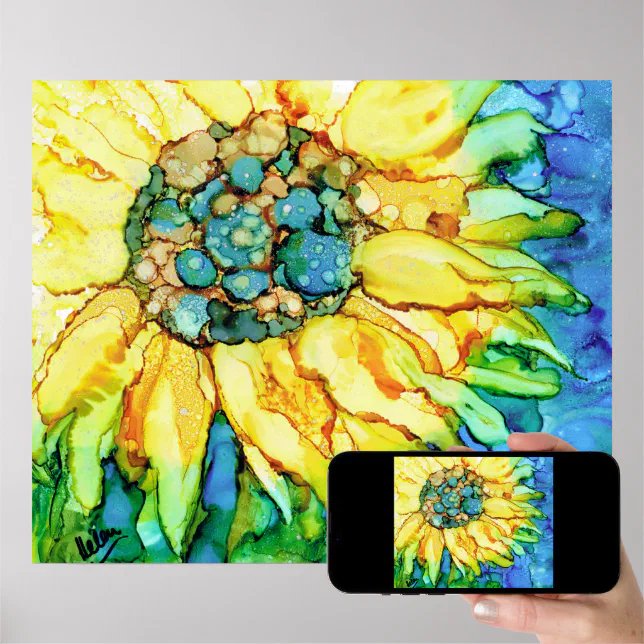 Sunflower Poster | Zazzle
