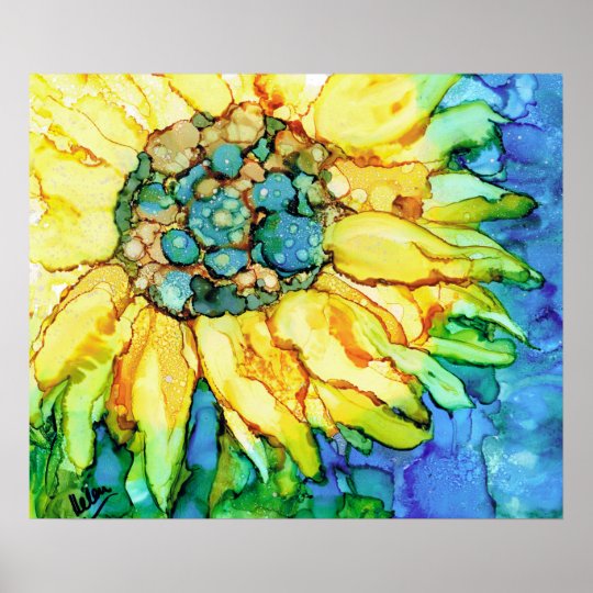 Sunflower Poster | Zazzle.com