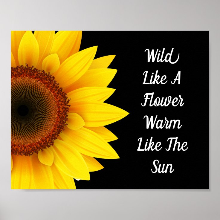Sunflower Poster | Zazzle