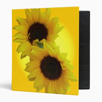 Sunflower Recipe Book - Flavorites Recipe Book 3 Ring Binder | Zazzle