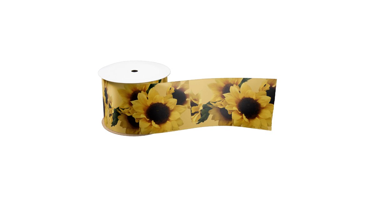 Sunflower Ribbon | Zazzle