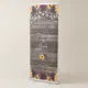 Sunflower Roses Rustic Barn Wood Wedding Welcome Retractable Banner ...