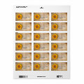SUNFLOWER RUSTIC WOOD ADDRESS LABELS | Zazzle
