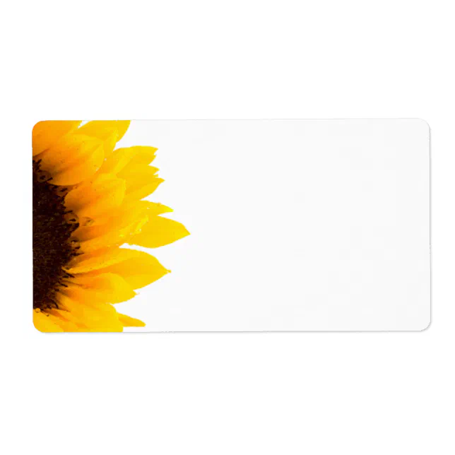 Sunflower Shipping Labels | Zazzle