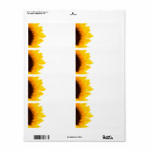 Sunflower Shipping Labels | Zazzle