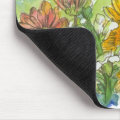 Sunflower Snapdragon Flowers Inspiration Poem Mouse Pad | Zazzle
