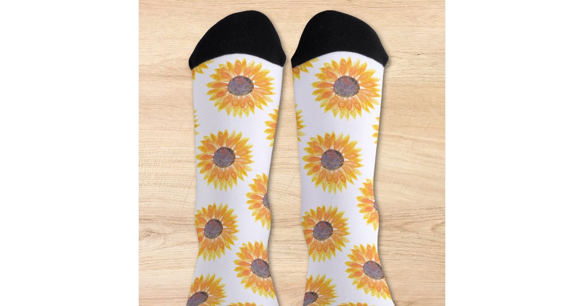 Sunflower Socks | Zazzle