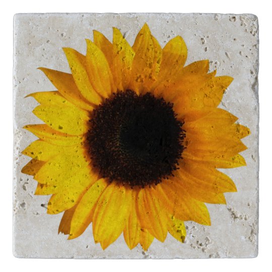 Sunflower Stone Trivet | Zazzle.com