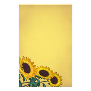 Sunflower Stationery | Zazzle