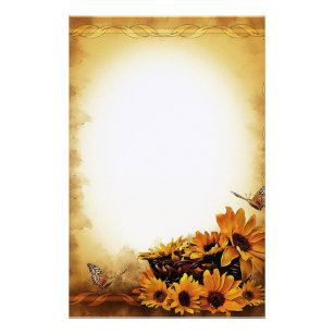 Sunflower Stationery | Zazzle