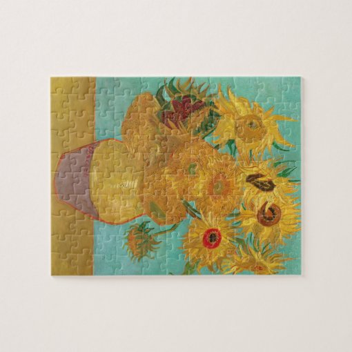 Sunflowers by Vincent Van Gogh Jigsaw Puzzle | Zazzle