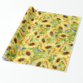 Elegant Watercolor Wildflower Garden Wrapping Paper | Zazzle