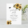 Sunflowers Graduation Party Invitation | Zazzle