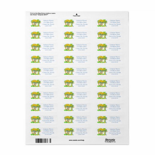 Sunflowers Morning Glory Watercolor Flowers Label | Zazzle