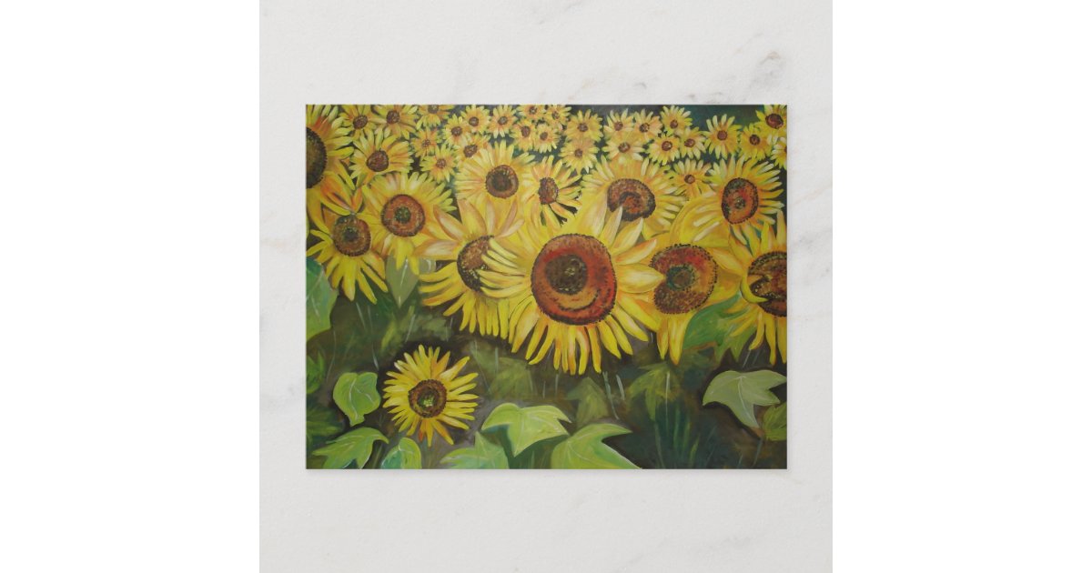 Sunflowers Postcard | Zazzle