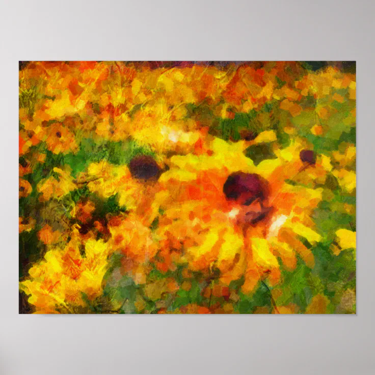 Sunflowers Poster | Zazzle
