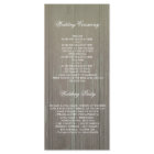 Sunflowers Rustic Country Barn Wedding Programs | Zazzle