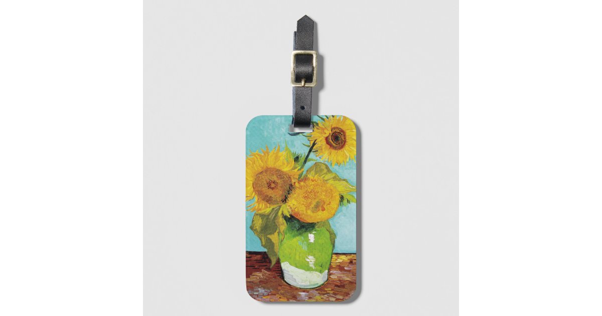 Sunflowers Vincent van Gogh Luggage Tag | Zazzle