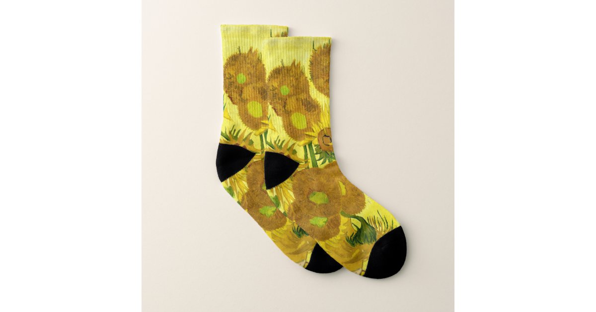 Sunflowers Vincent van Gogh Socks | Zazzle