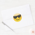 Sunglasses emoji sticker | Zazzle