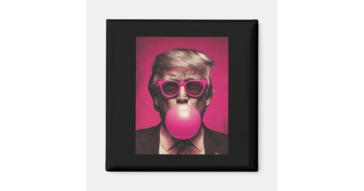 Sungles Trump Bubble Gum Magnet | Zazzle