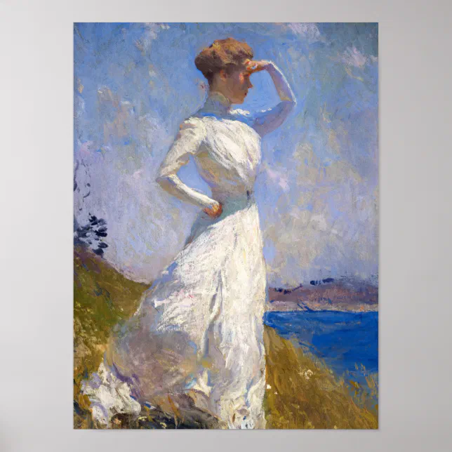 Sunlight, 1909 by Frank Weston Benson Poster | Zazzle