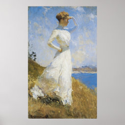 Sunlight, by Frank Weston Benson Poster | Zazzle