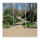 Sunlit Garden Path Triptych Botanical Wall Art | Zazzle
