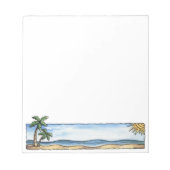 Sunny Beach - Notepad | Zazzle