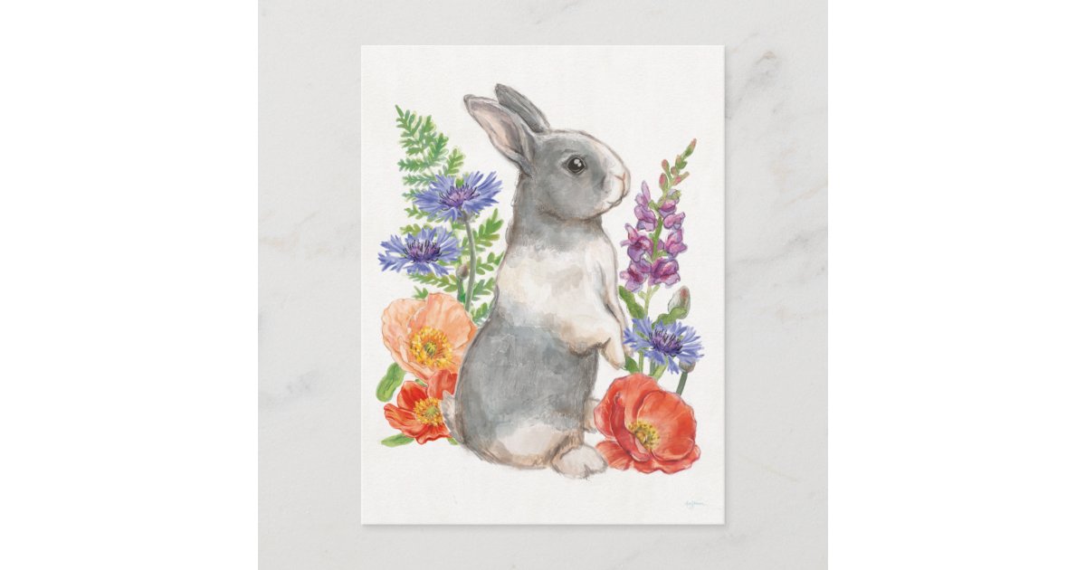 Sunny Bunny Postcard | Zazzle