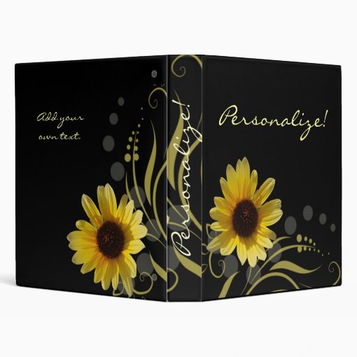 Sunny Daisy Binder | Zazzle