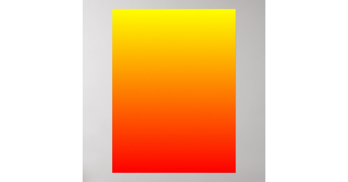 Sunny Gradient Poster | Zazzle